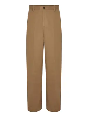 Maison Kitsuné Straight-leg Trousers - Brown