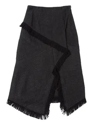 MULLER OF YOSHIOKUBO Asymmetric Skirt - Black
