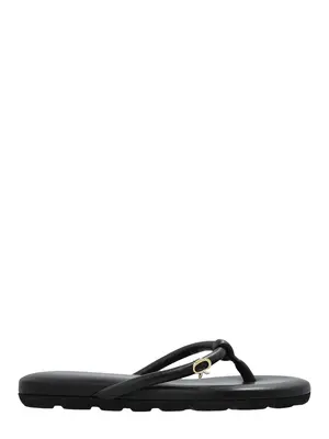 GIANVITO ROSSI Juno Flip Flops - Black
