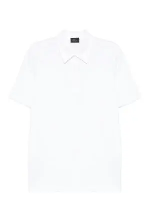 Brioni Cotton Polo Shirt - White