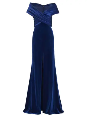 Tadashi Shoji Baxter Gown - Blue
