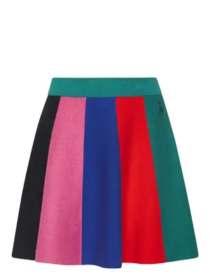 JW Anderson Striped Mini Skirt - Green