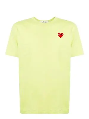 PLAY COMME DES GARCON Logo Embroidered T-Shirt