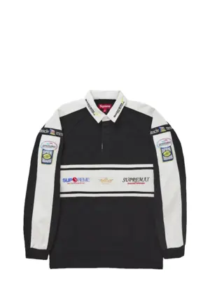 Supreme Chest Stripe Rugby - Black