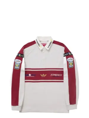 Supreme Chest Stripe Rugby - Stone