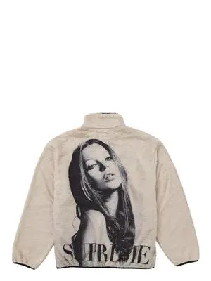 Supreme Kate Moss Fleece Jacket - Natural