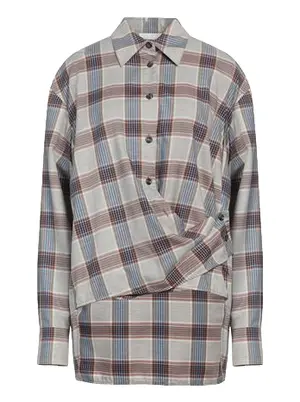 LOW CLASSIC Tartan Shirt - Grey