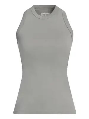 LOW CLASSIC Sleeveless Jersey Tank Top - Grey