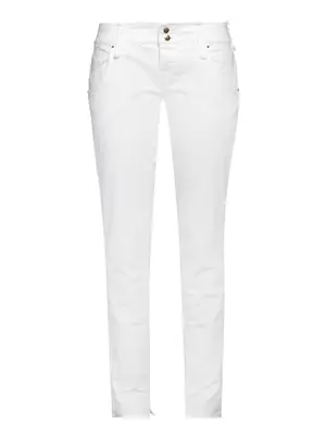 CYCLE Tapered Low-waisted Jeans - White