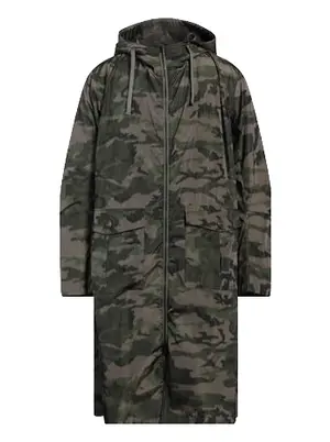 HERNO HERNO Globe Man Camouflage Print Overcoat