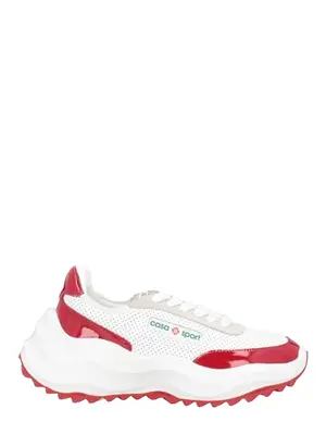 Casablanca Leather Chunky Sneakers - Red