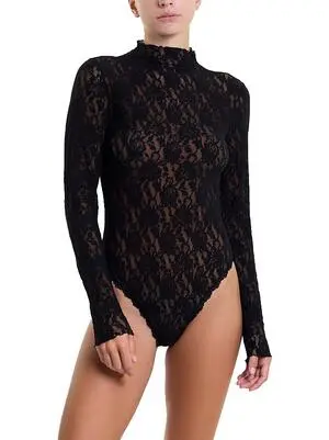 Hanky Panky Signature Lace Bodysuit - Black
