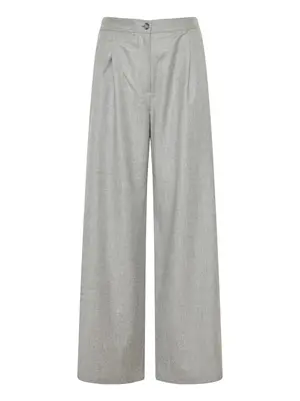 BARBA NAPOLI Straight-leg Trousers - Grey