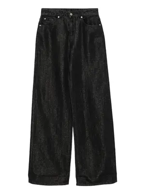 Emporio Armani Wide-leg Jeans - Black