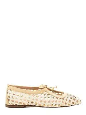 ANDREA GOMEZ Amelia Raffia Ballet Flat - Natural Raffia