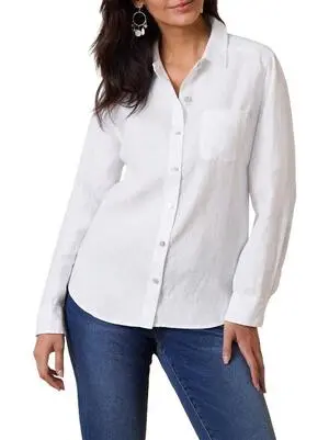 Tommy Bahama Coastalina Linen Shirt - White