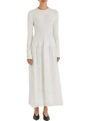 Rebecca Taylor Calla Maxi Dress Ivory