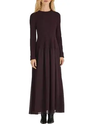 Rebecca Taylor Calla Maxi Dress - Raisin