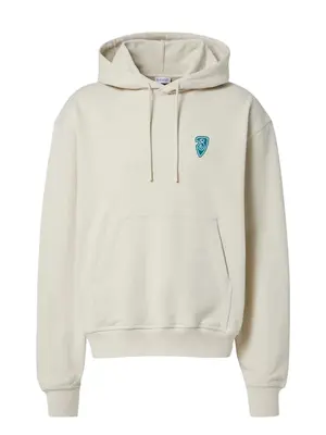 Burberry Logo Cotton Hoodie - Beige