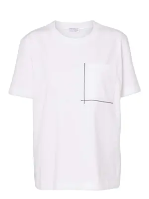 Brunello Cucinelli Cotton Jersey T-shirt - White