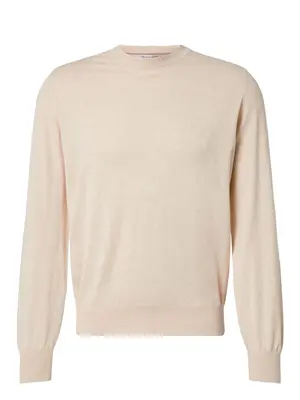 Brunello Cucinelli Cotton Sweater - Beige