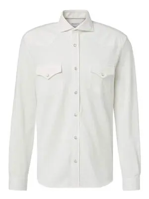 Brunello Cucinelli Cotton Shirt - White
