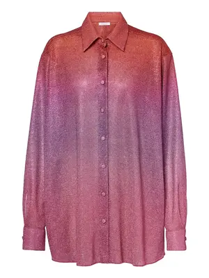 Oseree Lumière Lamé Shirt - Multicoloured