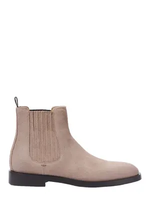 Brunello Cucinelli Brunello Cucinelli Suede Chelsea Boots Beige