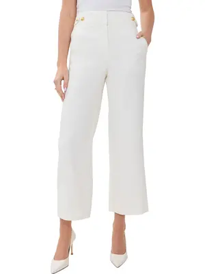 Veronica Beard Aubrie Trousers - White