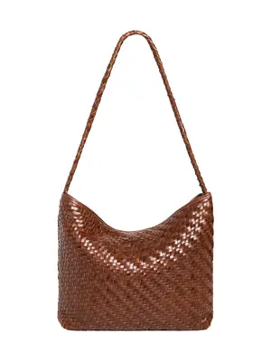 BEMBIEN Serena Woven Shoulder Bag - Sienna