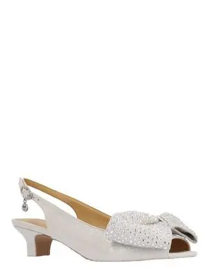 J. Reneé Lirain Slingback Sandal - Silver