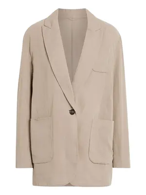 Brunello Cucinelli Brunello Cucinelli Cotton Blazer Neutral