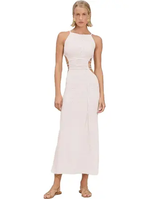 Devon Windsor Monroe Knit Maxi Dress - Neutral