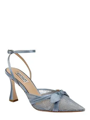 Badgley Mischka Badgley Mischka Collection Josie Pointed Toe Pump Ice Satin