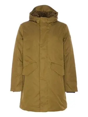 SAVE THE DUCK Coat With Zip And Buttons Closure - Green