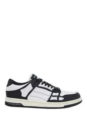 Amiri Skel Top Lowin Sneakers - Black/white