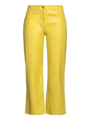 MSGM Tapered Leg Pants - Yellow