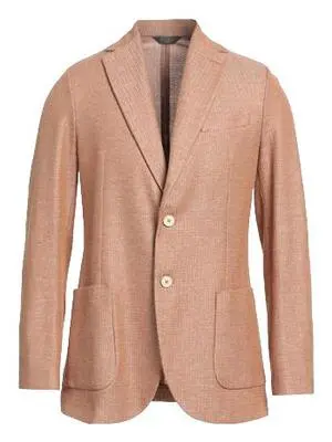 CIRCOLO 1901 Man Blazer Lilac Size 38 Cotton, Linen Rust