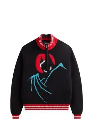 Kith X Batman Wyona Quarter Zip Sweater - Black