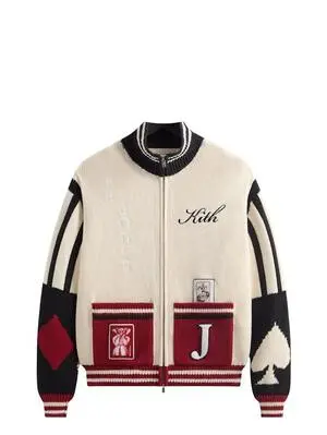 Kith X Batman Joker Wyona Full Zip Sweater - Sandrift