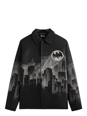Kith X Batman Signal Tapestry Coaches Jacket - Black