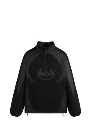 Kith X Batman Quarter Zip Sherpa Jacket - Black
