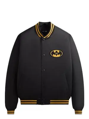 Kith X Batman Satin Bomber Jacket - Black