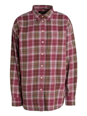 Ralph Lauren Cotton Twill Tartan Shirt - Purple