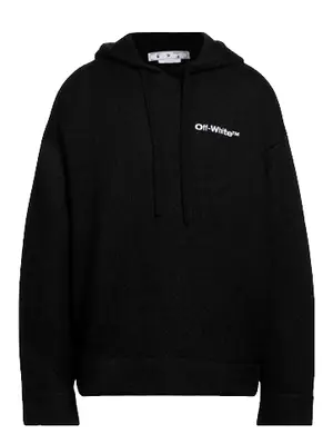 OFF-WHITE™ Knitted Hoodie - Black