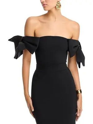 Chiara Boni La Petite Robe Bunjiro Top - Black