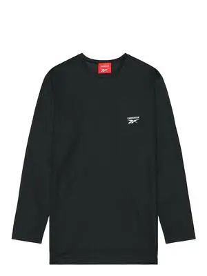 REEBOK X Kanghyuk Stitched Logo Tee - Dark Grey