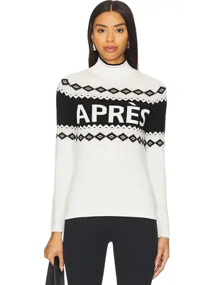 ALP N ROCK Aurora Mock-neck Sweater - Ivory
