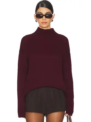 STITCHES & STRIPES Sola Turtleneck - Oxblood