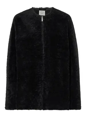 TOTEME Shearling Jacket - Black